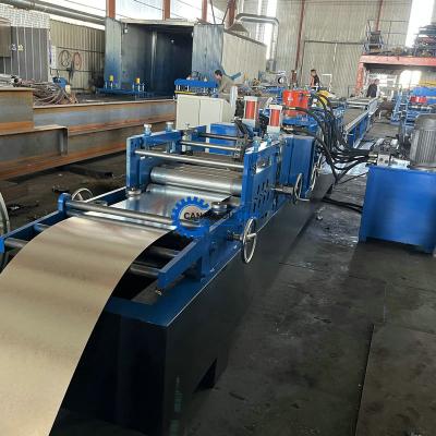 China Hydraulic Cutting Self Lock Galvanized Steel Door Frame Roll Forming Machine for sale
