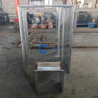 China PLC Control System Steel Building Galvanized Self Lock Door Frame Roll Forming Machine for sale