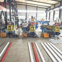 China GI PPGI Galvanized Steel Palisade Fence Making Roll Forming Machine for sale