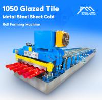 China 3.5T Chain Transmission 1000mm Roof Tile Roll Forming Machine for sale