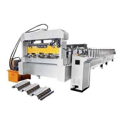 China 45 Steel Roller Material Deck Floor Roll Forming Machine For Within Your Budget for sale