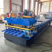 China Steel Profile Zee Tile PPGI 0.3mm Roof Tile Forming Machine For Construction for sale
