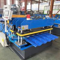 China Steel Profile Zee Tile PPGI 0.3mm Roof Tile Forming Machine For Construction for sale