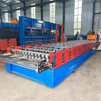 China PPGI GI Steel Profile Zee Tile Roll Forming Machine With High Precision Within 1mm for sale