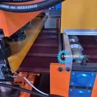 China Hydraulic Cutting 5.5kw Power Color Steel Profile Russia Tile Roll Forming Machine for sale