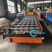 China Hydraulic Cutting 5.5kw Power Color Steel Profile Russia Tile Roll Forming Machine for sale