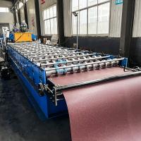 China PLC Control System 22steps Rollers Steel Profile Roofing Tile Roll Forming Machine for sale