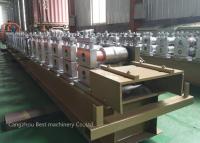 China Touch Screen Operate Shutter Door Roll Forming Machine PLC Control 5.5m X 1m X 1.4m Dia for sale