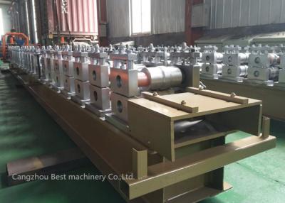 China Touch Screen Operate Shutter Door Roll Forming Machine PLC Control 5.5m X 1m X 1.4m Dia for sale