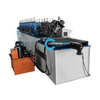 China Adjustable Steel Stud And Track Roll Forming Machine With ±2mm Cutting Tolerance And Omron Encoder for sale
