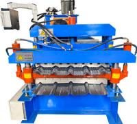 China Delta PLC 15-20m/Min Speed Double Layer Roll Forming Machine User Friendly Design for sale