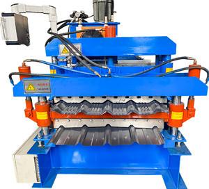 China Delta PLC 15-20m/Min Speed Double Layer Roll Forming Machine User Friendly Design for sale