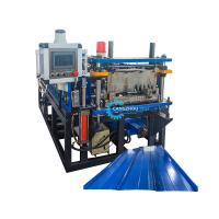 China Color Steel Auto Change Size Portable Standing Seam Roof Sheet Roll Forming Machine for sale