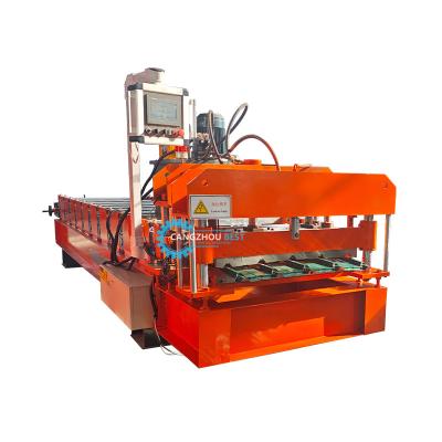 China Color Steel IBR Roof Sheet / Tile Single Layer Roofing Sheet Roll Forming Machine for sale