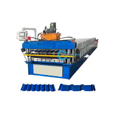 China PLC Control Auto Cutting Hydraulic Roof Sheet Rolling Machine for sale