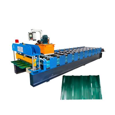 China Advanced 0.3-0.8mm Roofing Sheet Manufacturing Machine High Speed for sale