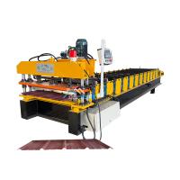 China PLC Control System Metal Roofing Machine For 0.3mm-0.8mm for sale