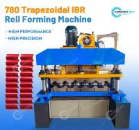 China Customizable Roofing Sheet Roll Forming Machine 8-15m/Min Speed Hydraulic Cutting Any Length Cutting For Business for sale