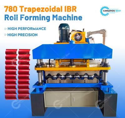 China Customizable Roofing Sheet Roll Forming Machine 8-15m/Min Speed Hydraulic Cutting Any Length Cutting For Business for sale