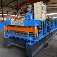China Corrugated Trapezodial Double Layer Steel Profile Making Roll Forming Machine for sale
