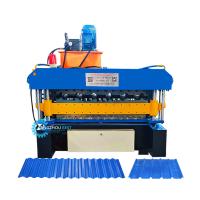 China Steel Profile Customized Width Double Layer Forming Machine For 0.25-0.6mm Material Thickness for sale