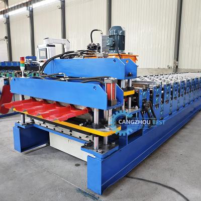 China Customized Width Double Layer Roll Forming Machine 8-12m/Min Fast Speed for sale