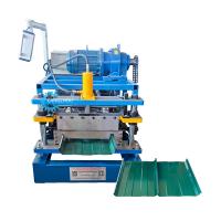 China Hydraulic Cut Off Galvanized Steel Profile Portable Kr18 Standing Seam Roof Roll Forming Machine for sale