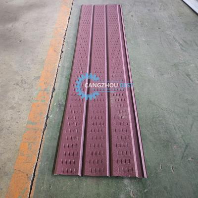 China PLC Control High Speed Steel Wall Panel Soffit Panel Making Roll Forming Machine for sale