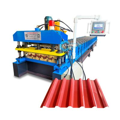 China IBR Roofing Sheet Roll Forming Machine Hydraulic Cutting For Steel Profile for sale
