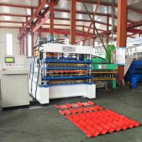 China Canada Popular Triple Layer Tile IBR Roofing Sheet Roll Forming Machine for sale