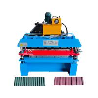 China PPGI Raw Material Double Layer Roll Forming Machine With 3Kw Main Motor Power Delta Inverter for sale
