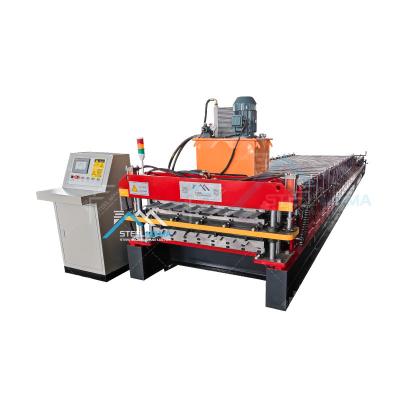 China Roof Sheet Machine Designed By Inverter Delta For Precise Results for sale