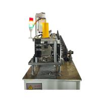 China Hydraulic Cutting Roller Shutter Door Steel Roll Forming Machine PLC for sale