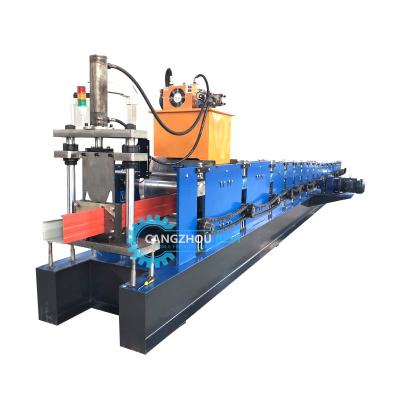 China Galvanized Rain Gutter Profile Rollformer Machine With PLC Control for sale