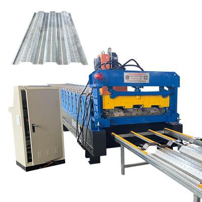 China Material Thickness 1.2mm PLC Control Decking Sheet Roll Forming Machine for sale