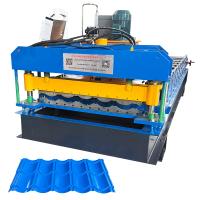 China PLC Controlled Metal Roof Tile Roll Forming Machine for sale