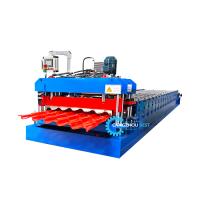 China Automatic Roof Tile Roll Forming Machine with PLC Control 3KW for sale