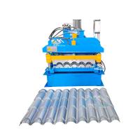 China Automatic Roof Tile Roll Forming Machine with PLC Control 3KW for sale