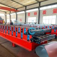 China Euro Tile Roofing Sheet Roll Forming Machine 0.4-0.6mm Steel for sale