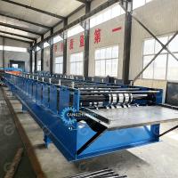 China Servo Motor Steel Profile Decking Roll Forming Machine for sale