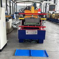 China Color Steel Self Lock Metal Sheet Rolling Roll Forming Machine PLC Control for sale