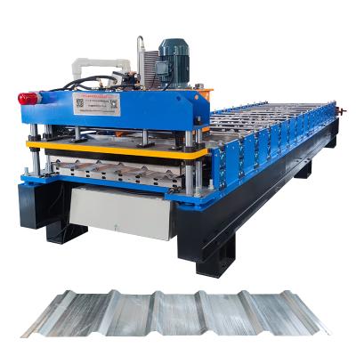 China High Rib Color Steel Roofing Sheet Metal Sheet Cold Roll Forming Machine for sale
