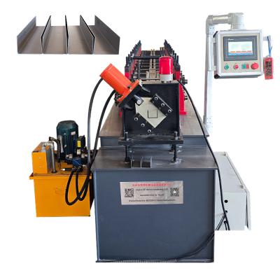 China 30x50 Steel Profile U Track PLC Control Cold Roll Forming Machine for sale