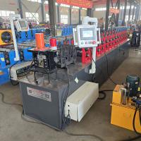 China Galvanized Steel Profile Hat Channel Hat Purlin Cold Roll Forming Machine for sale