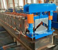 China SQ-Top Ridges Cap Roll Forming Machine 8-12m/Min Speed PLC Control Machine for sale