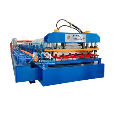 China Galvanized roof panel Tile Roofing sheet Roll Forming machine for sale
