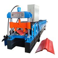 China Popular design valley flash Ridge Cap Roll Forming Machine for sale
