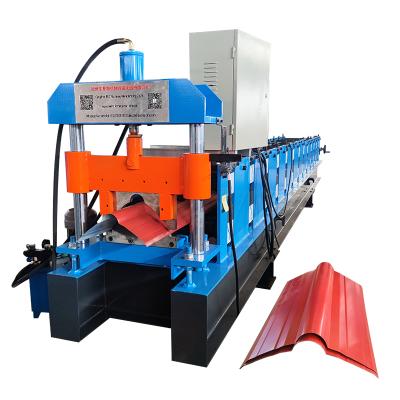 China Popular design valley flash Ridge Cap Roll Forming Machine for sale