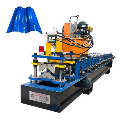 China High-quality automatic color steel Ridge Cap Roll Forming Machine for sale