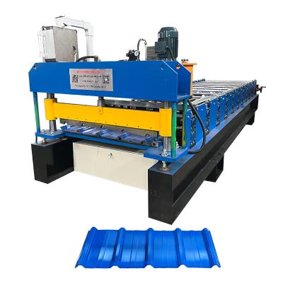 China 1000mm Width Roofing Sheet Roll Forming Machine with 11 Roller Stations and 380V/50HZ/3PHASE Voltage for sale